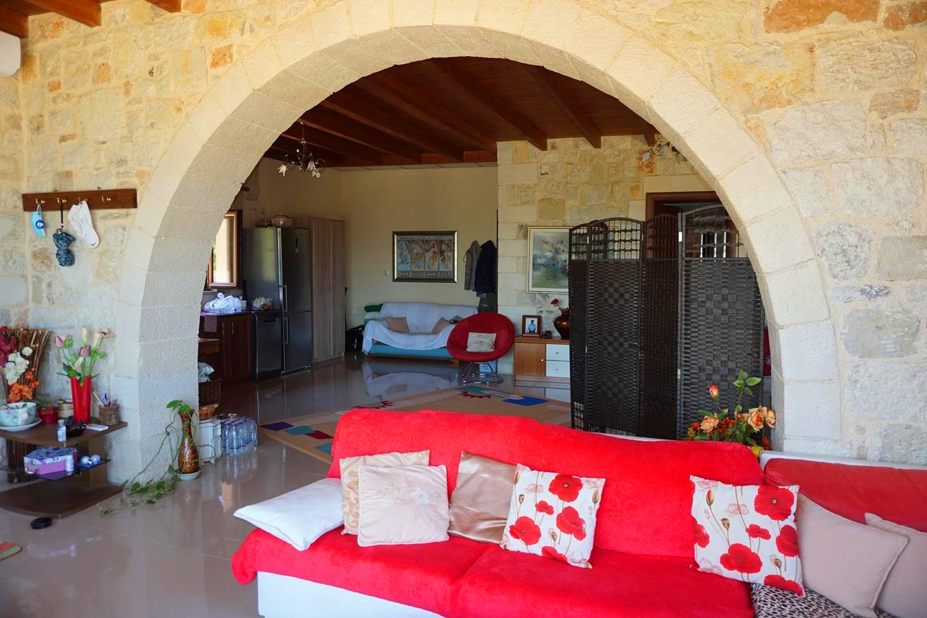 Stone-built house with sea view in Topolia - Europa Crete Properties