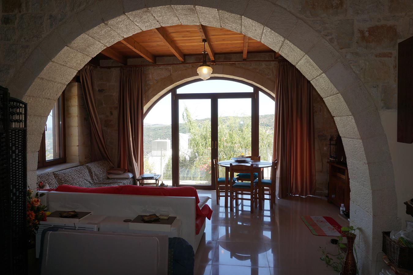 Stone-built house with sea view in Topolia - Europa Crete Properties
